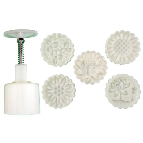 Moon Cake Autumn Festival Cookie Cutter Flower Cake Moon Stamps Gift | eBay