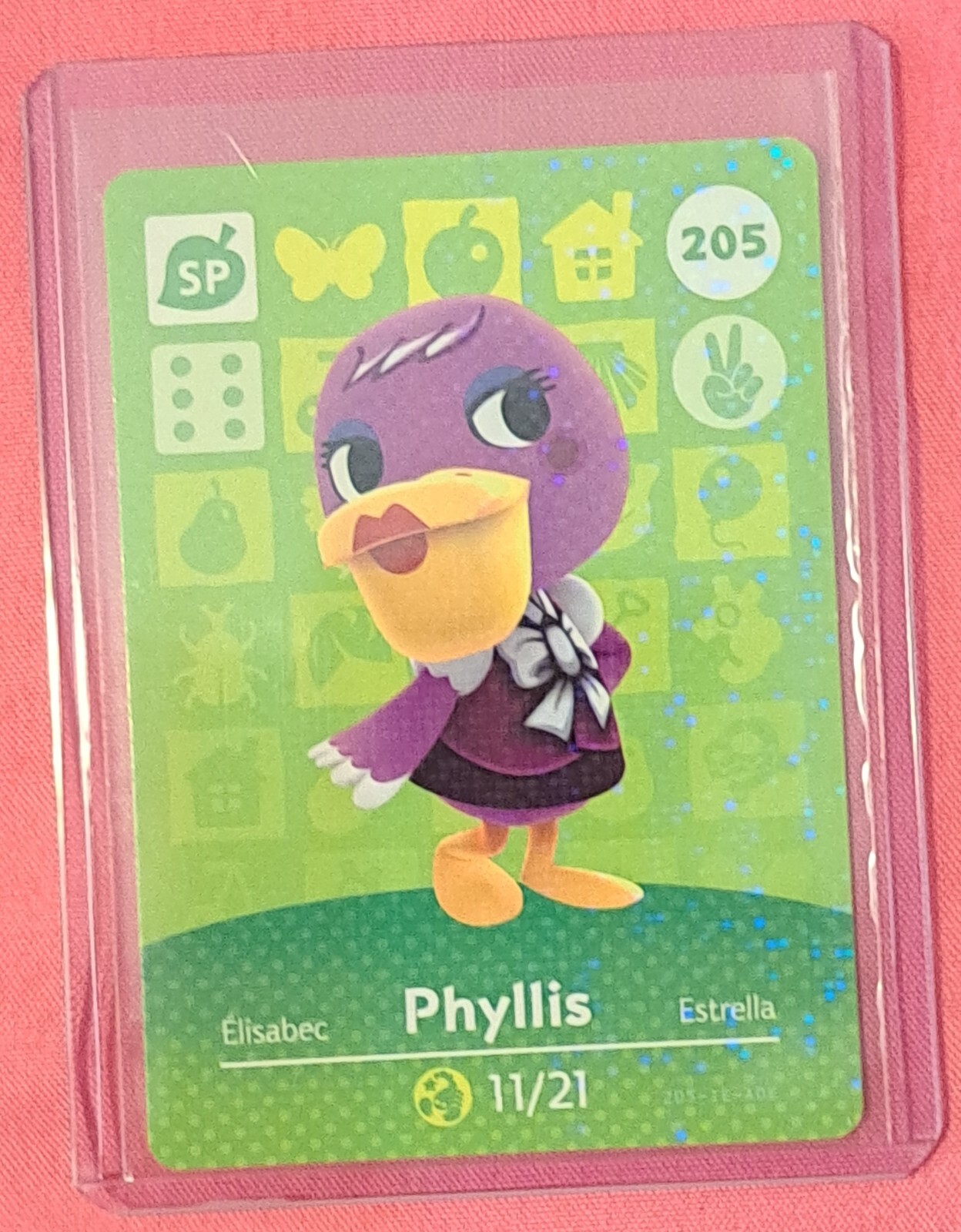Phyllis - 205 - Animal Crossing Amiibo Card | eBay