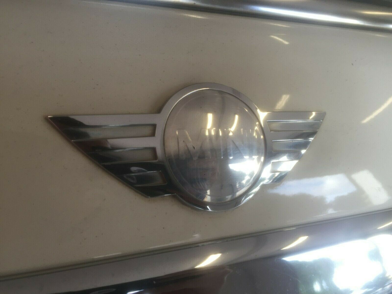 2 X adesivo MINI cooper riparazione VELOCE stemma logo r50 r52 r53 r55 ...