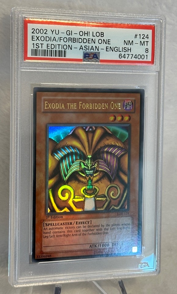 2002 Yu-Gi-Oh! Exodia/Forbidden One LOB Asian - English 1st Edition PSA ...