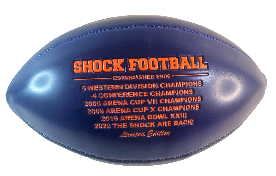 Football - Indoor League Ball - Spokane Shock Arena FB - Limited - New ...