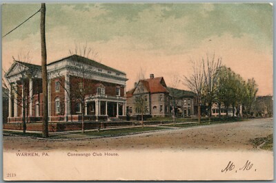 WARREN PA CONEWANGO CLUB HOUSE ANTIQUE POSTCARD | eBay
