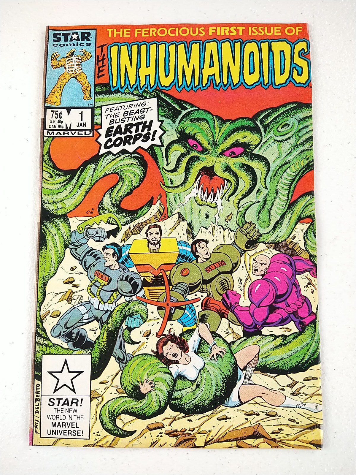 The Inhumanoids #1 Ferocious First Issue (1987 Star / Marvel Comics) VF ...