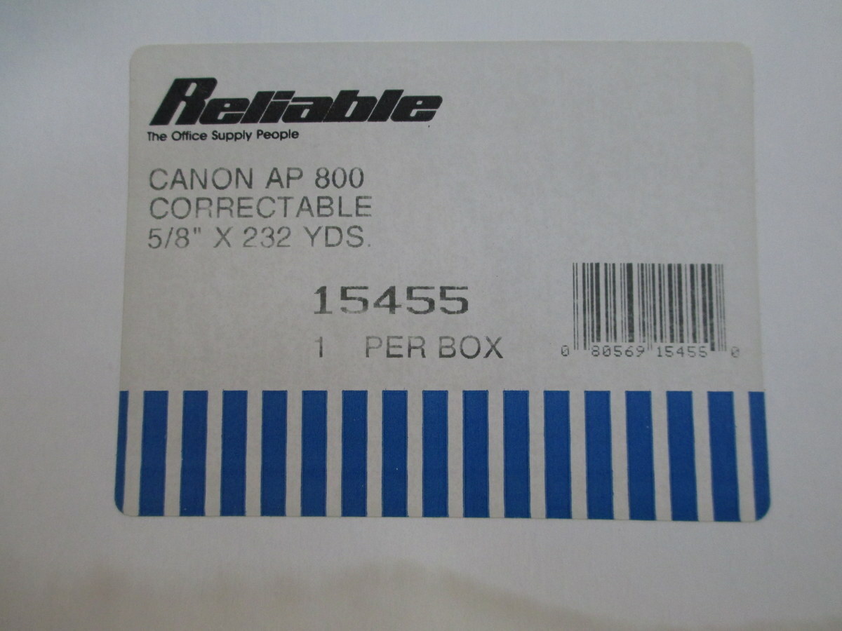 correctable replacement ribbon for Canon AP 800 AP800 typewriter ...