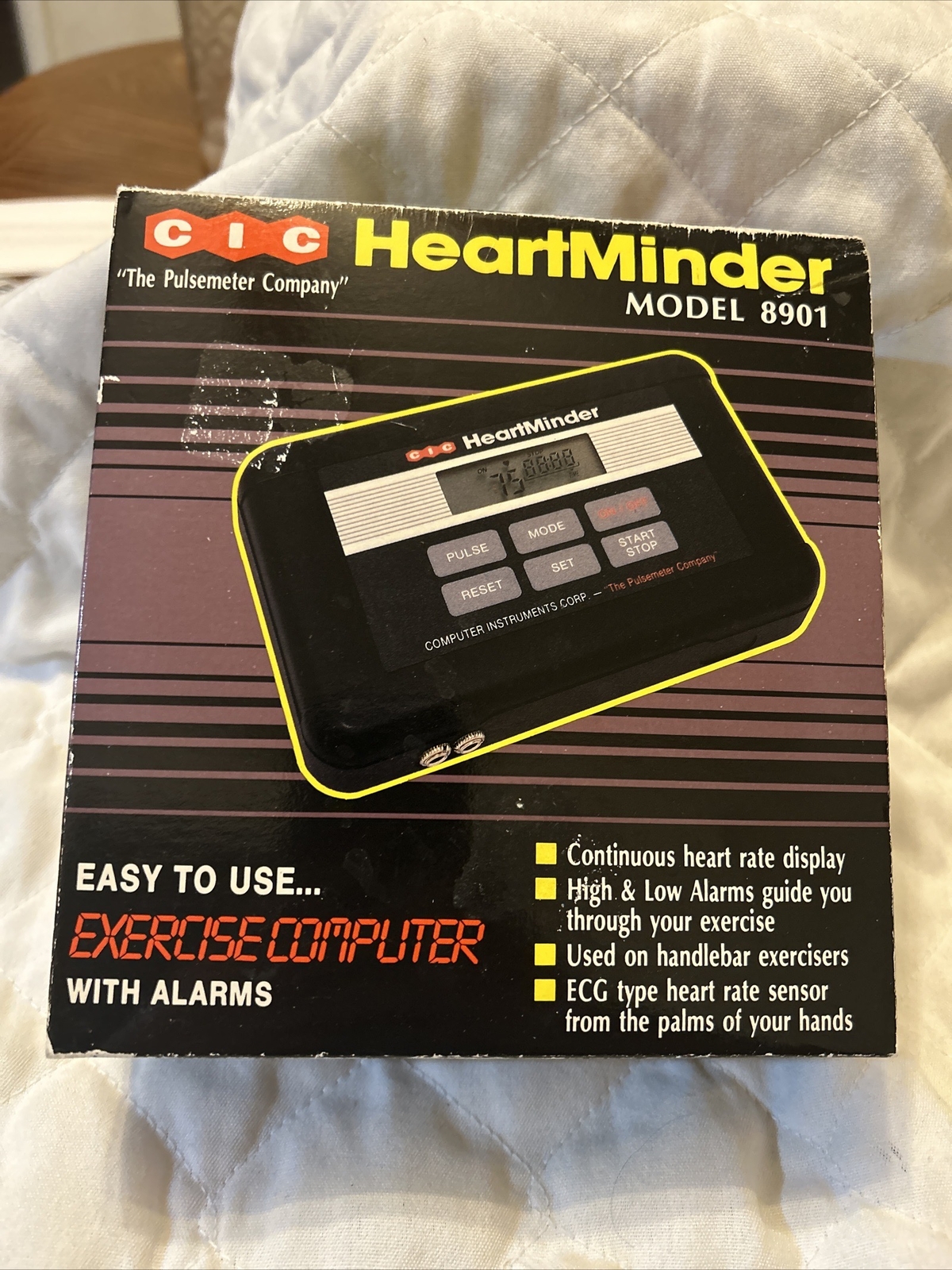 CIC computer instrument Corp HeartMinder Model 8901 Vintage | eBay