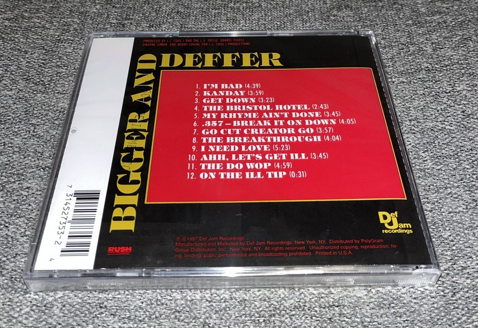 Bigger & Deffer (BAD) by LL Cool J (CD, 1995)⭐️Buy 3 Get 1 Free⭐️ ...