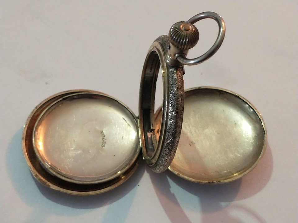 Large 18 Size Gold Filled Pocket Watch Case Only Parts Or Repair | eBay