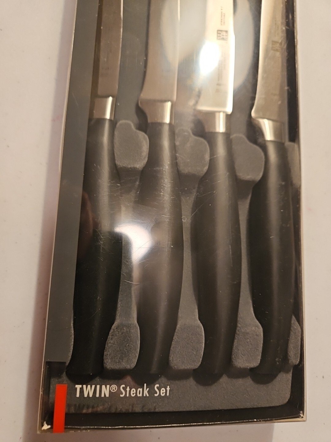 ZWILLING J.A. Henckels TWIN FIVE STAR 4.5" Steak Knife SET OF FOUR (4 ...