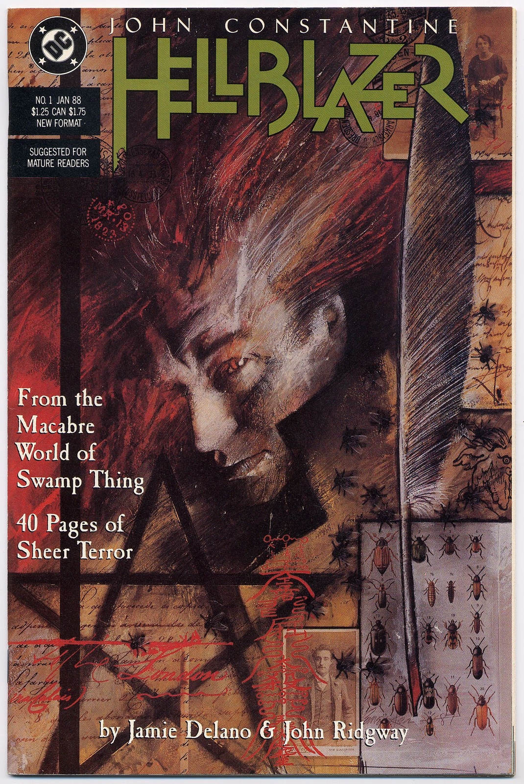 Hellblazer 1 NM 1988 DC 1st John Constantine Series Dave McKean | eBay