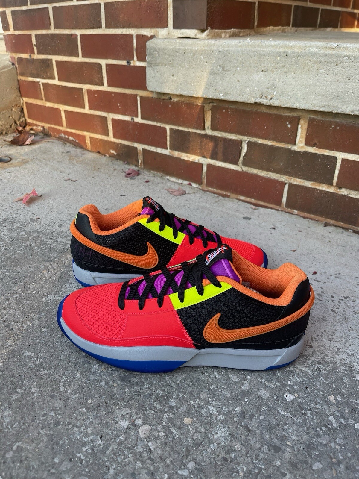 Nike Ja 1 Check Black Multicolor FJ4241-001 Men’s Basketball Shoes Mens ...