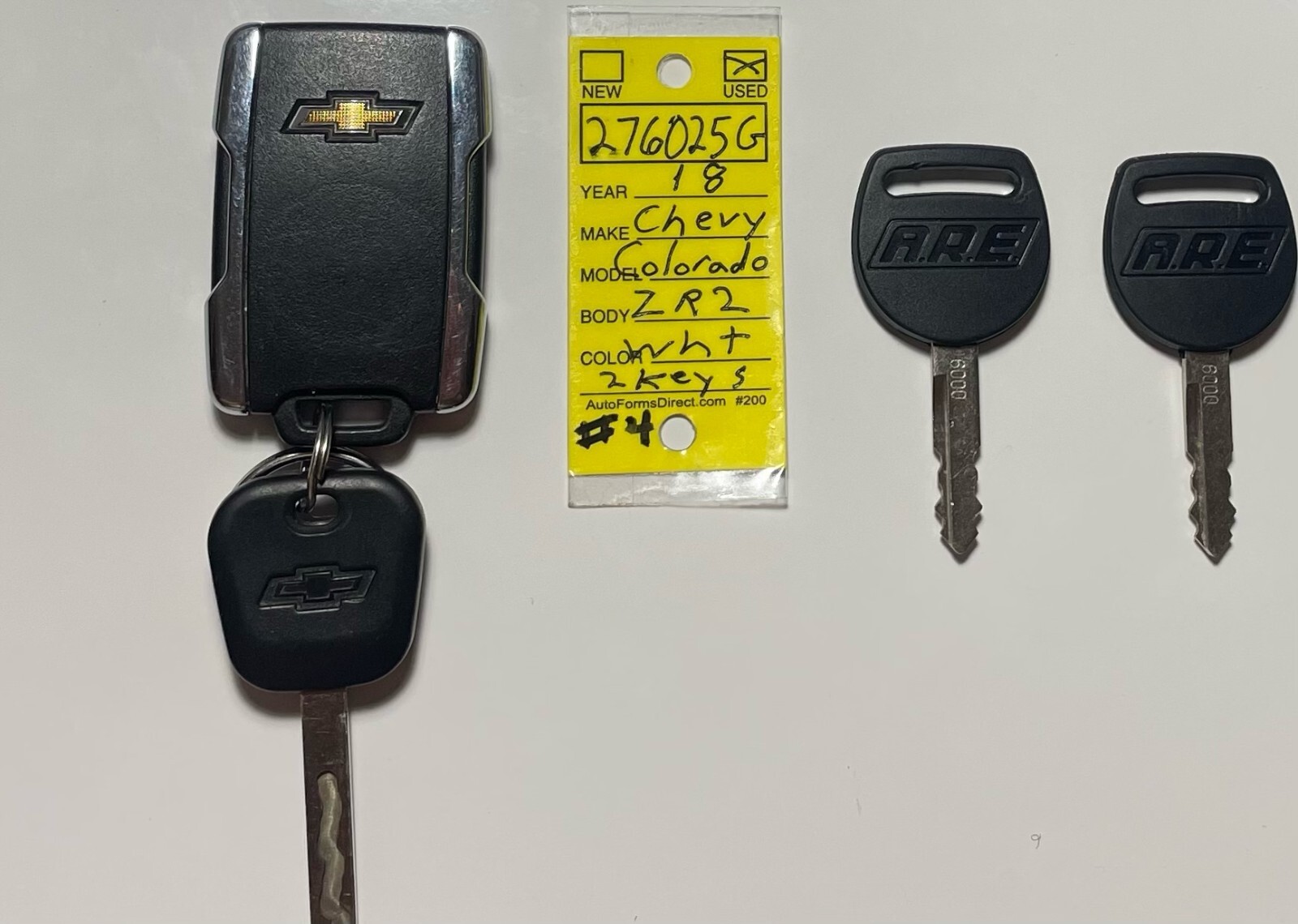 2018 Chevrolet Colorado Key Fob 22881480 | OE | Black | Remote Start ...
