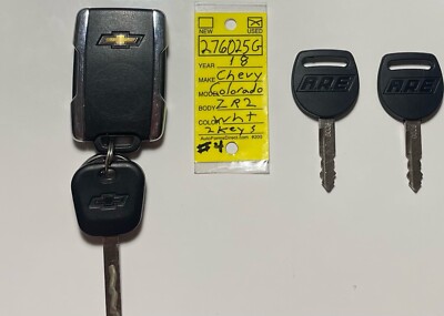 2018 Chevrolet Colorado Key Fob 22881480 | OE | Black | Remote Start ...