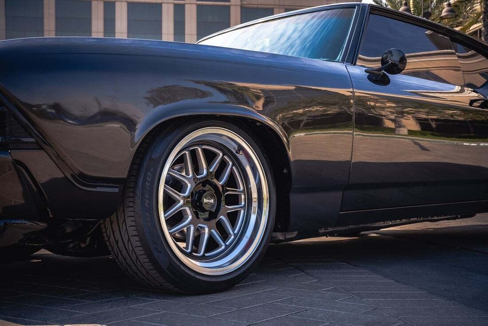 1) 18X8 RIDLER RACING HOT ROD gm chevy 611 SERIES GREY 5X4.75 GM CAR ...