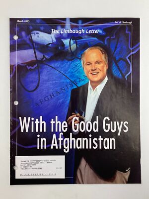 Rush Limbaugh Letter Newsletter Magazine March 2005 Good Guys in ...