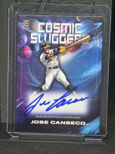 2025 Echelon Jose Canseco Authenticated Autograph Jsa Sticker Cosmic ...