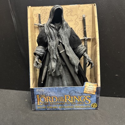 Lord of the Rings Fellowship Deluxe Poseable WITCH KING RINGWRAITH 2003 ...