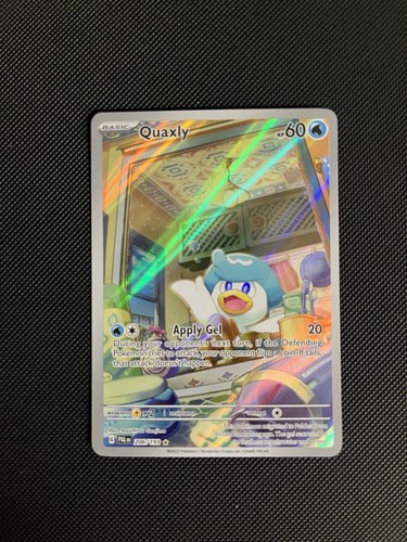 Pokémon TCG Quaxly Scarlet & Violet Paldea Evolved Holo Card 206/193 IR ...