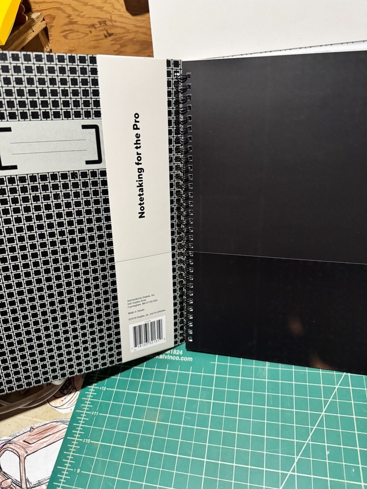 TRU RED Large Soft Cover Meeting Notebook Blk TR54985 718103321310| eBay
