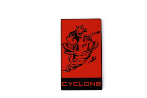 2011-2017 Mustang Cyclone Badge - GT350 V6 Emblem- All Metal Epoxy ...