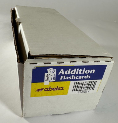 Abeka Addition Flashcards,Boxed- Like New, Lightly Used Homeschool ...