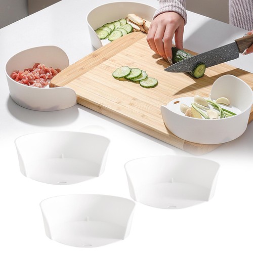 3 Pieces Side Dish Plate Food Prep Bowls for Restaurant Home | eBay