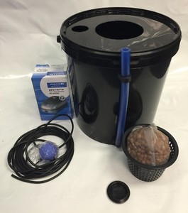 Bubbler, Oxy Pot, DWC System 20L 20 Litre Inc Clay Pebbles & Air Pump ...