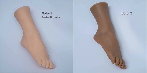 Female Mannequin Feet Simulation Silicone Foot Model Nail Art Practice ...