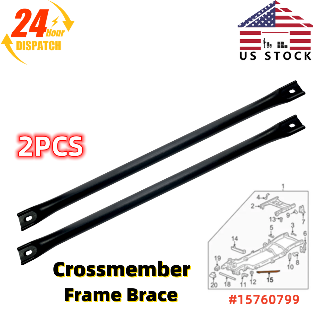 2X For GM Chevy GMC Silverado 1500 Crossmember Frame Brace Rebuild Kit ...