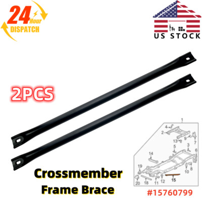 2X For GM Chevy GMC Silverado 1500 Crossmember Frame Brace Rebuild Kit ...