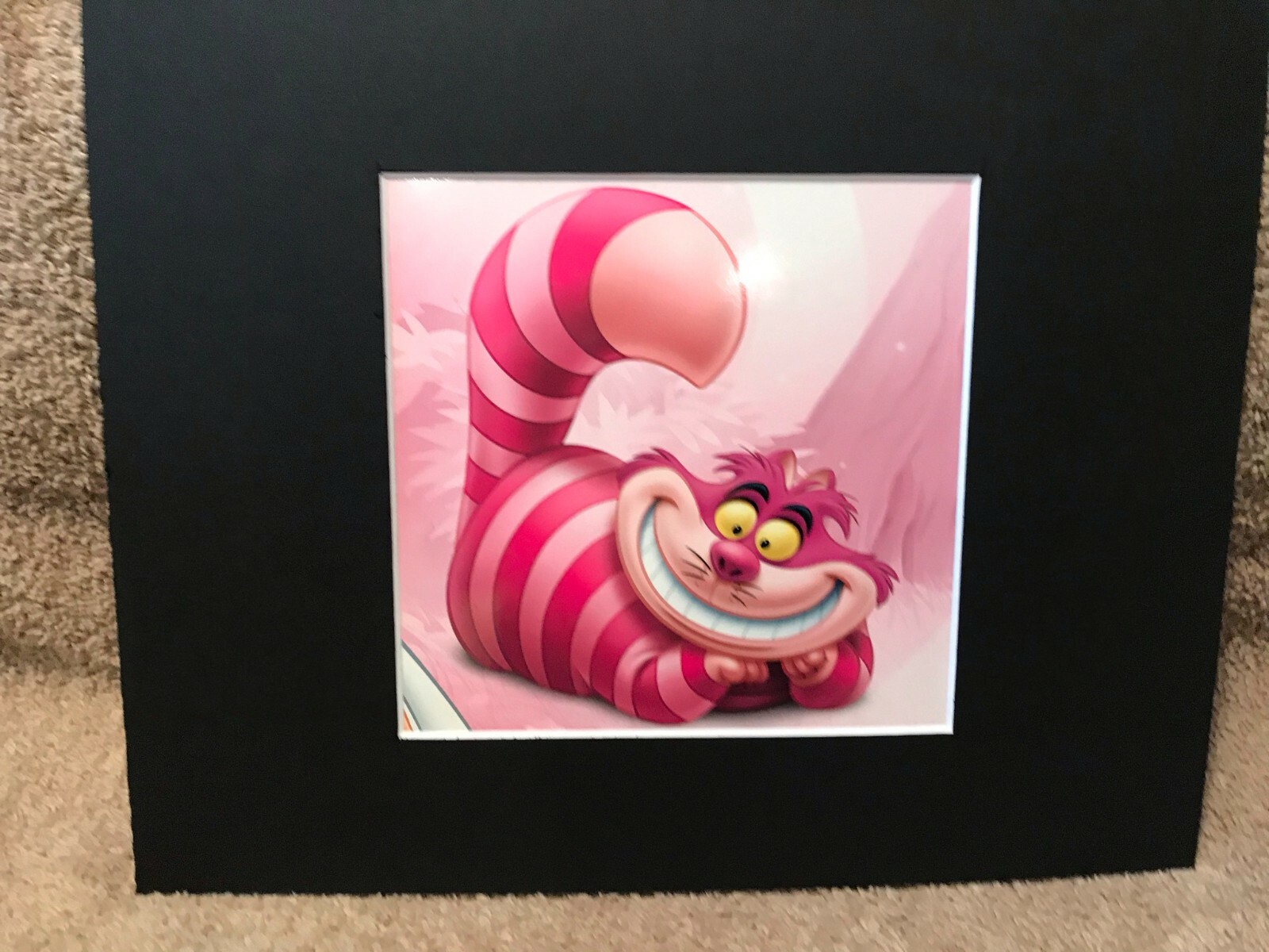 ALICE IN WONDERLAND~CHESHIRE CAT~8 x 10 Mat Print~ PERMANENT SMILE OF ...