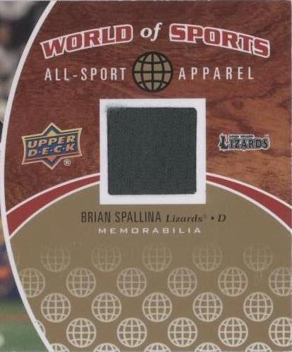 2010 Upper Deck World of Sports - All-Sport Apparel Brian Spallina #ASA ...