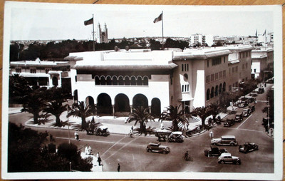1940 Casablanca, Morocco Realphoto Postcard: Downtown Building View | eBay