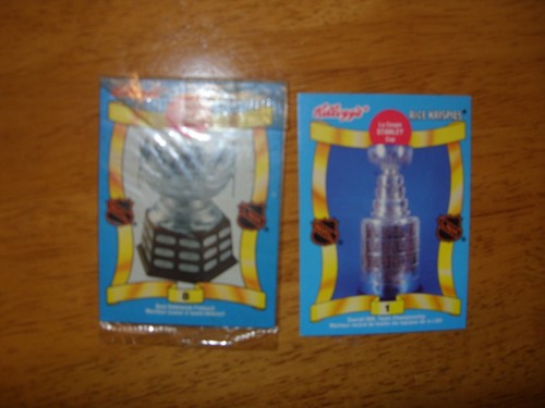 1992 Kellogg's Rice Krispies NHL Trophy Sealed Selke Stanley cup ...