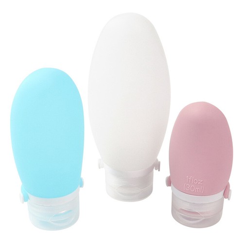 Silicone Gel Empty Bottling Lotion Squeeze Tube Container Travel Makeup ...