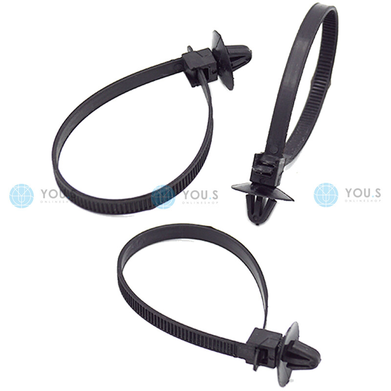 10 x YOU.S Original Clips mit Kabelbinder Motorraum für OPEL CITROEN ...