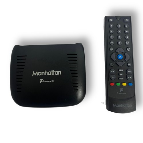 Manhattan T1 Freeview HD Box, Black englischer Stromstecker | eBay.de