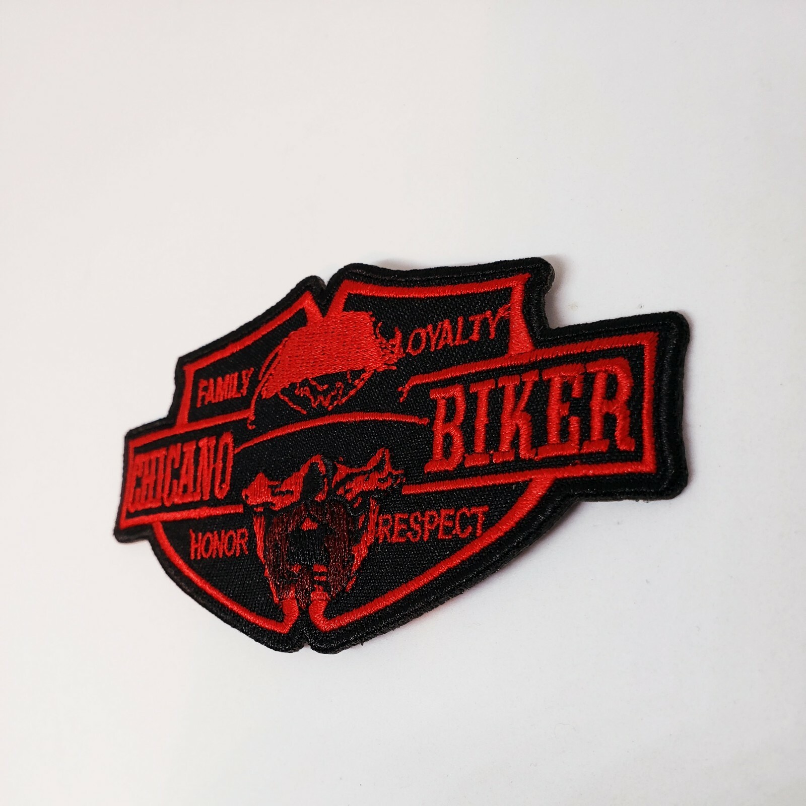 Black and Red Chicano Biker Mexicano Cholo skull Patch | eBay