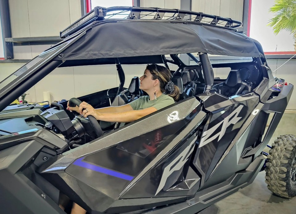 SHADE SUN VISOR - Clamp On - Polaris RZR 1000 - Pro Xp - Pro R - TURBO ...