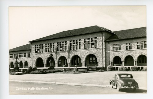 Jordan Hall at STANFORD University RPPC Vintage Photo Car ca. 1930s | eBay