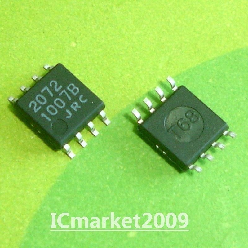 50 PCS NJM2072M SMD-8 NJM2072 2072 JRC2072 Signal Level Sensor System ...