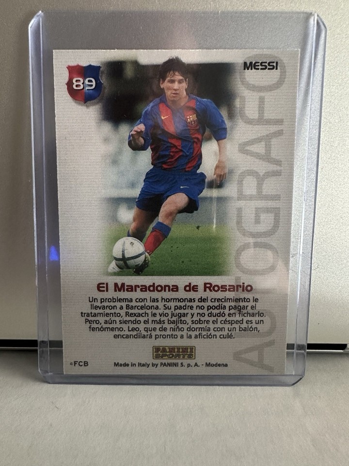 Lionel Messi Rookie 2004 Panini Megacracks Barca Campeon Autografo. Fan ...