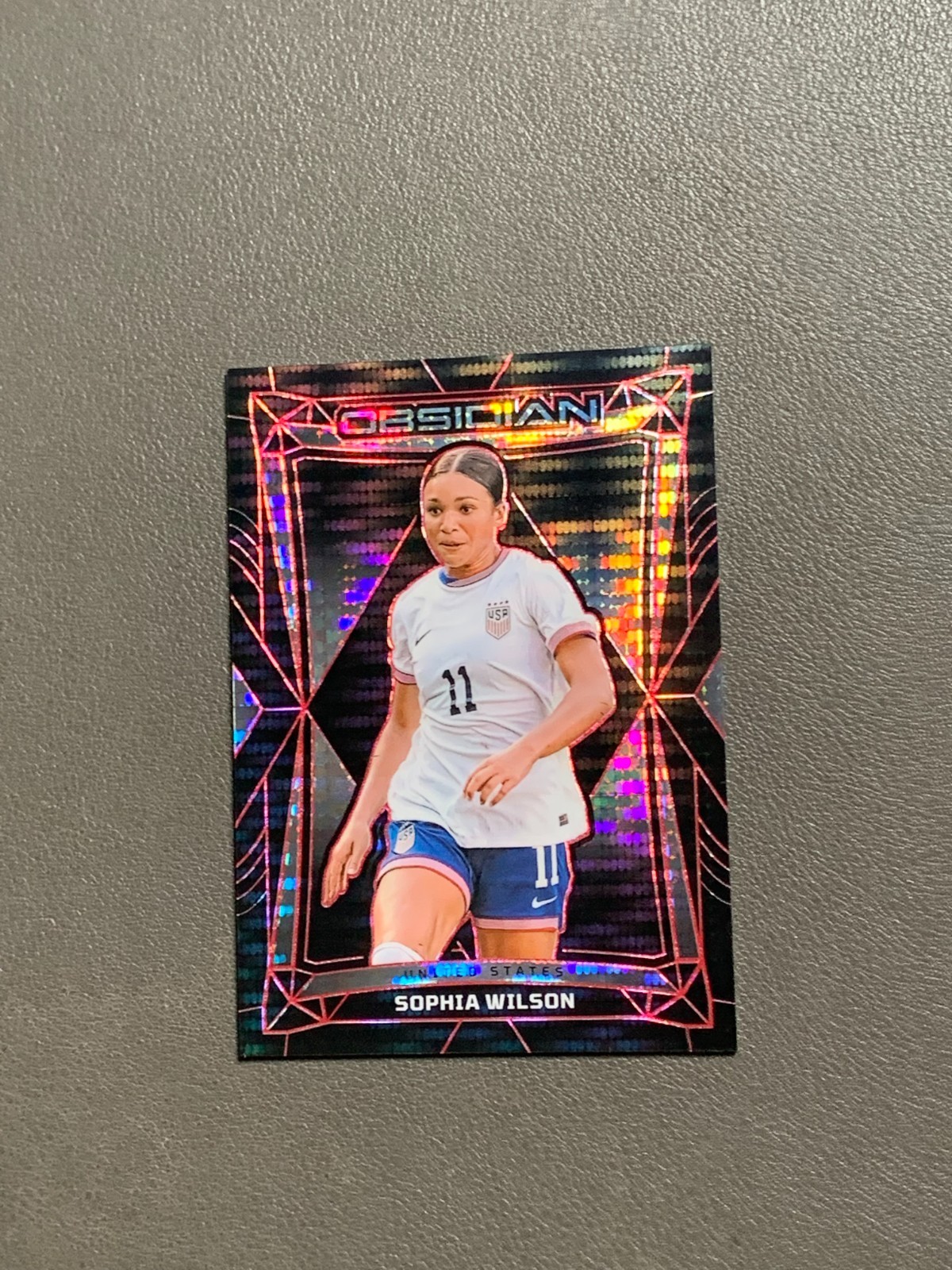 Sophia Wilson 2024 Obsidian #AM-SW Atomic Material - Electric Etch Red ...