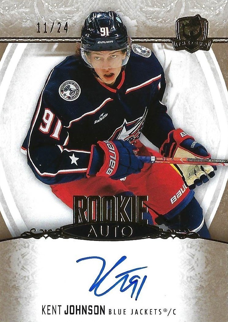 2022-23 Upper Deck the Cup - Rookie Auto Kent Johnson #147 Gold ...