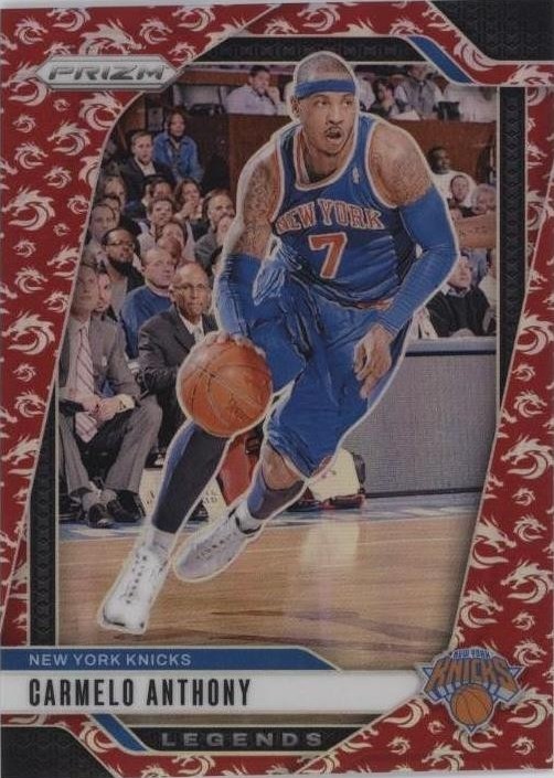 2024-25 Panini Prizm - Legends Carmelo Anthony #285 Dragon Year Prizm ...