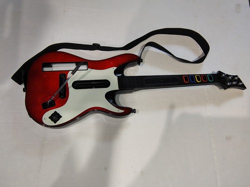 Nintendo Wii Guitar Hero GH5 Controller 95911.805 Red White Starburst 5 ...