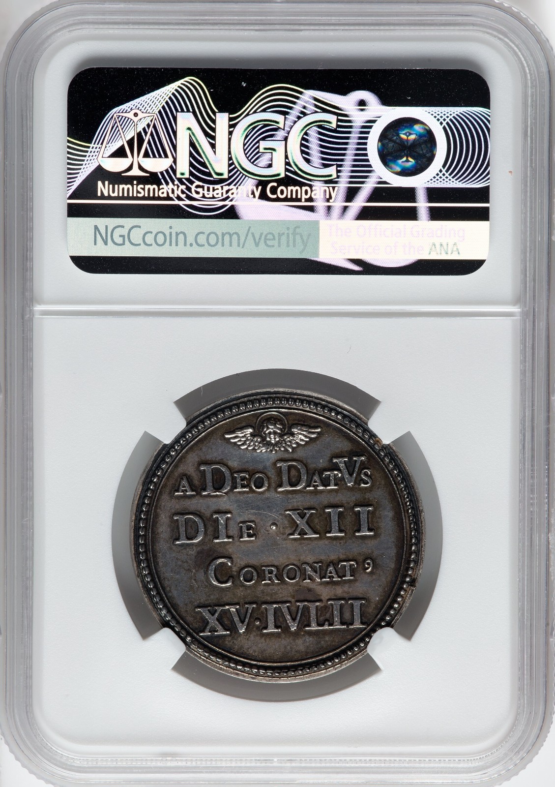 VATICAN - 1691 Innocent XII silver "Election & Coronation" Medal - NGC ...