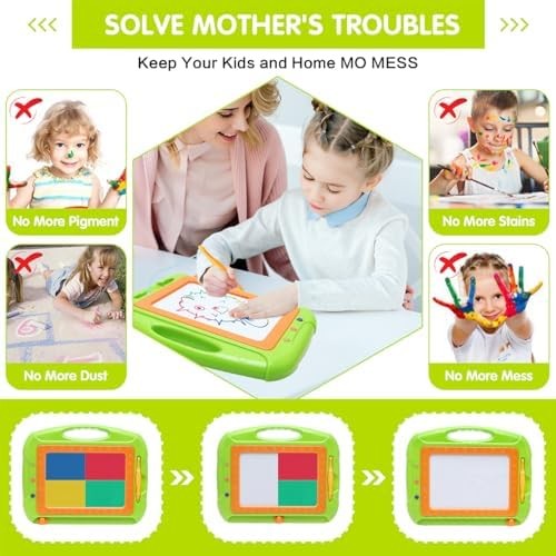 Magnetic Drawing Board Toddler Toy 1 Pen | eBay