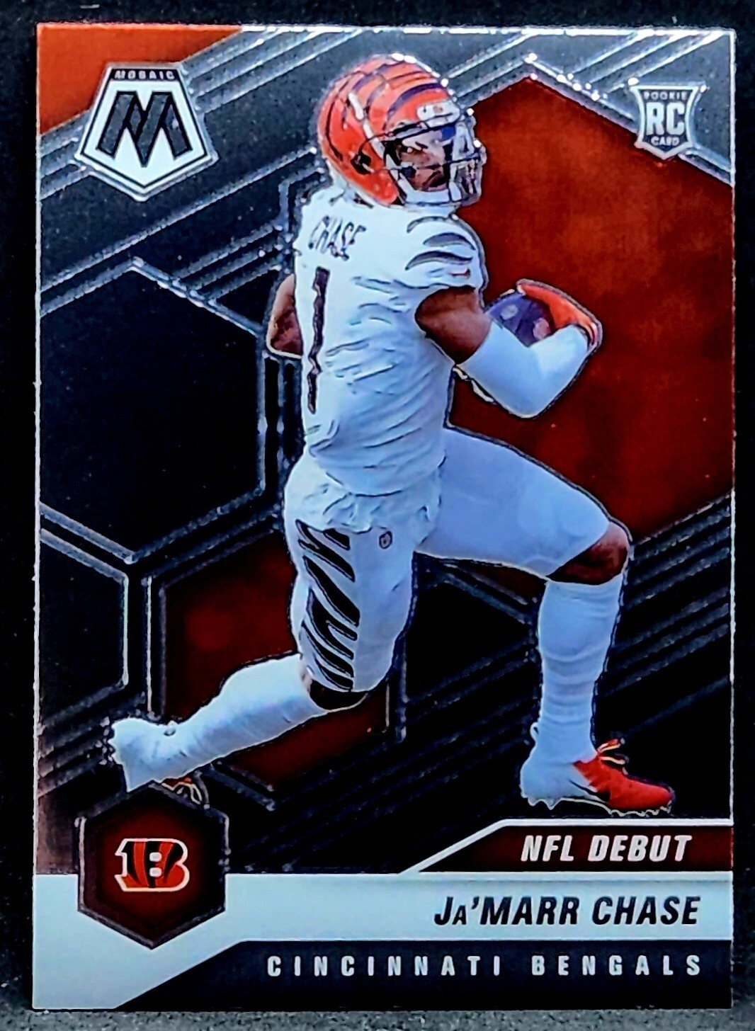 JaMarr Chase RC 2021 Mosaic NFL Debut Rookie Card Bengals #247 Ja'Marr ...