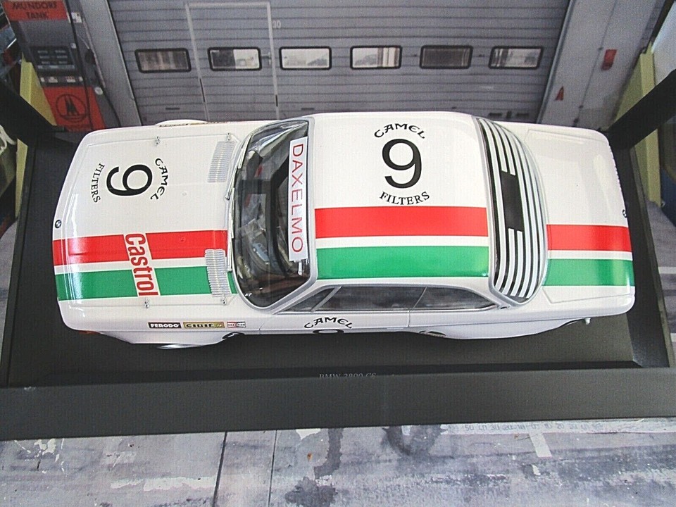 BMW 2800 CS CSL Coupe 24h Spa 1971 #9 Haxhe Moorkens Castrol Minichamps ...