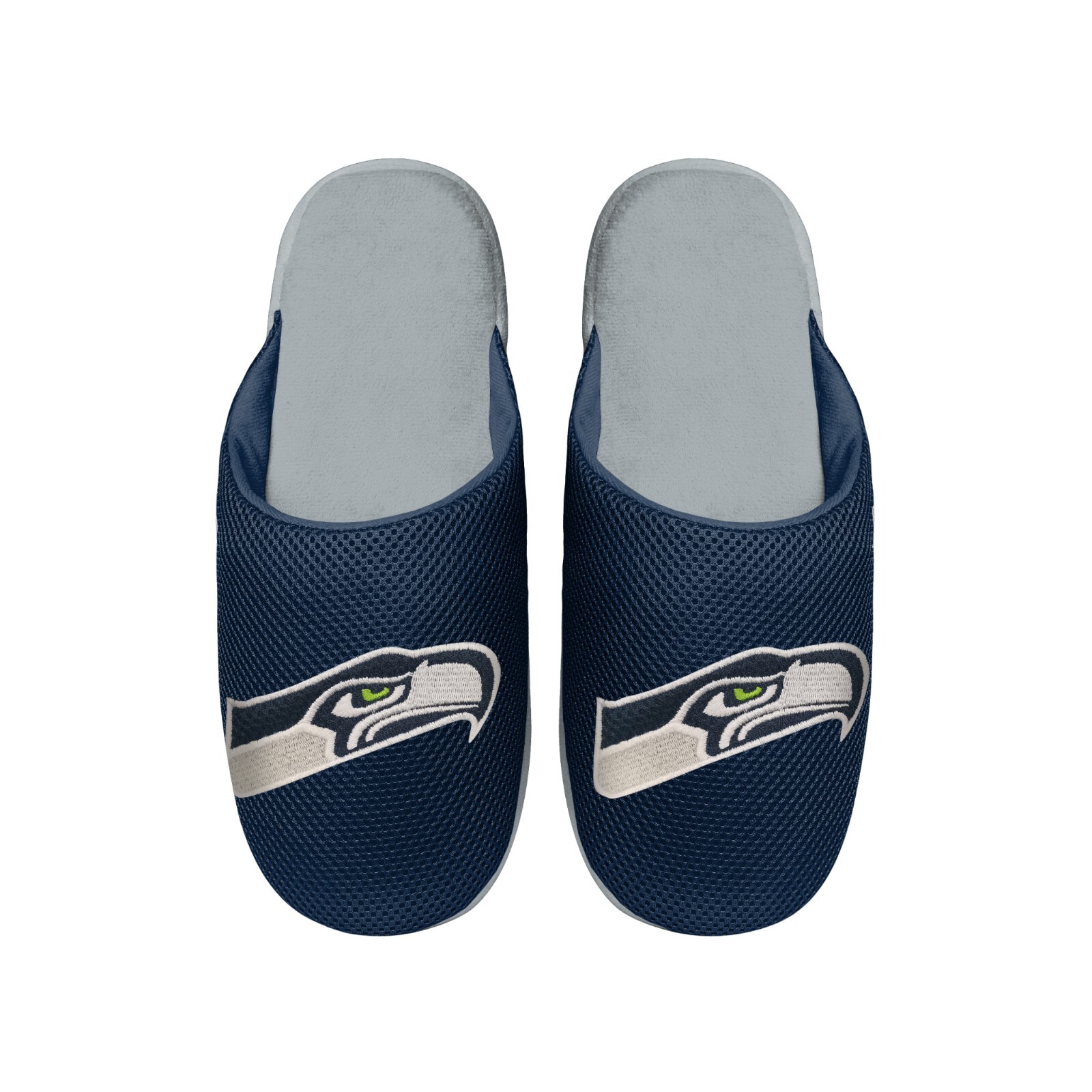 Seattle Seahawks 2022 NFL Men's Big Logo Mesh Slide on Slipper FREE ...